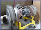 Combat Air Museum Aircraft Engines on display